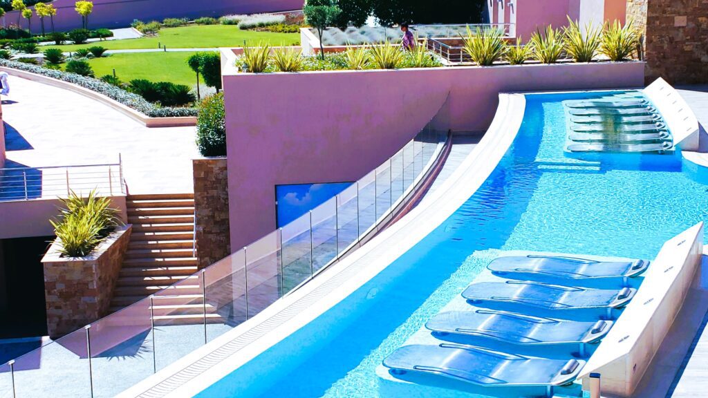 Greek Lounging Pool - View Finder Arts